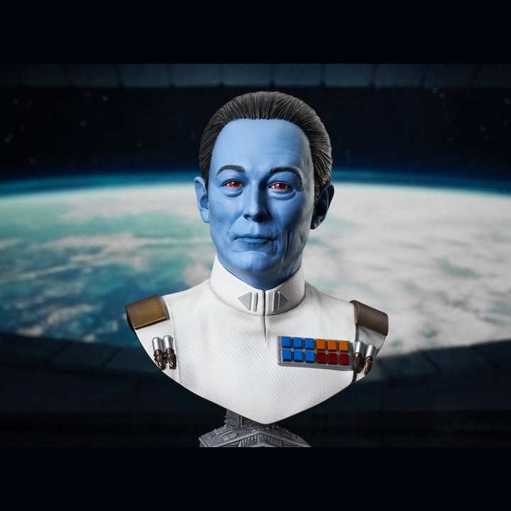 DST Gentle Giant Star Wars Legends in 3D Grand Admiral Thrawn 1/2 Scale ...