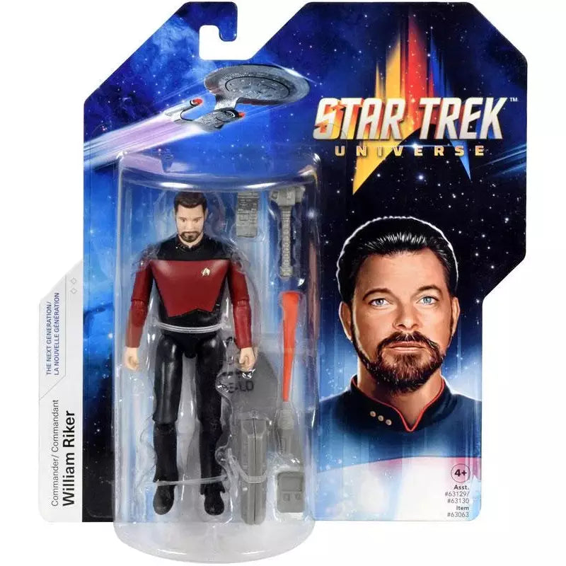 Star Trek Universe - 5 Inch Commander William Riker - The Next Generat ...