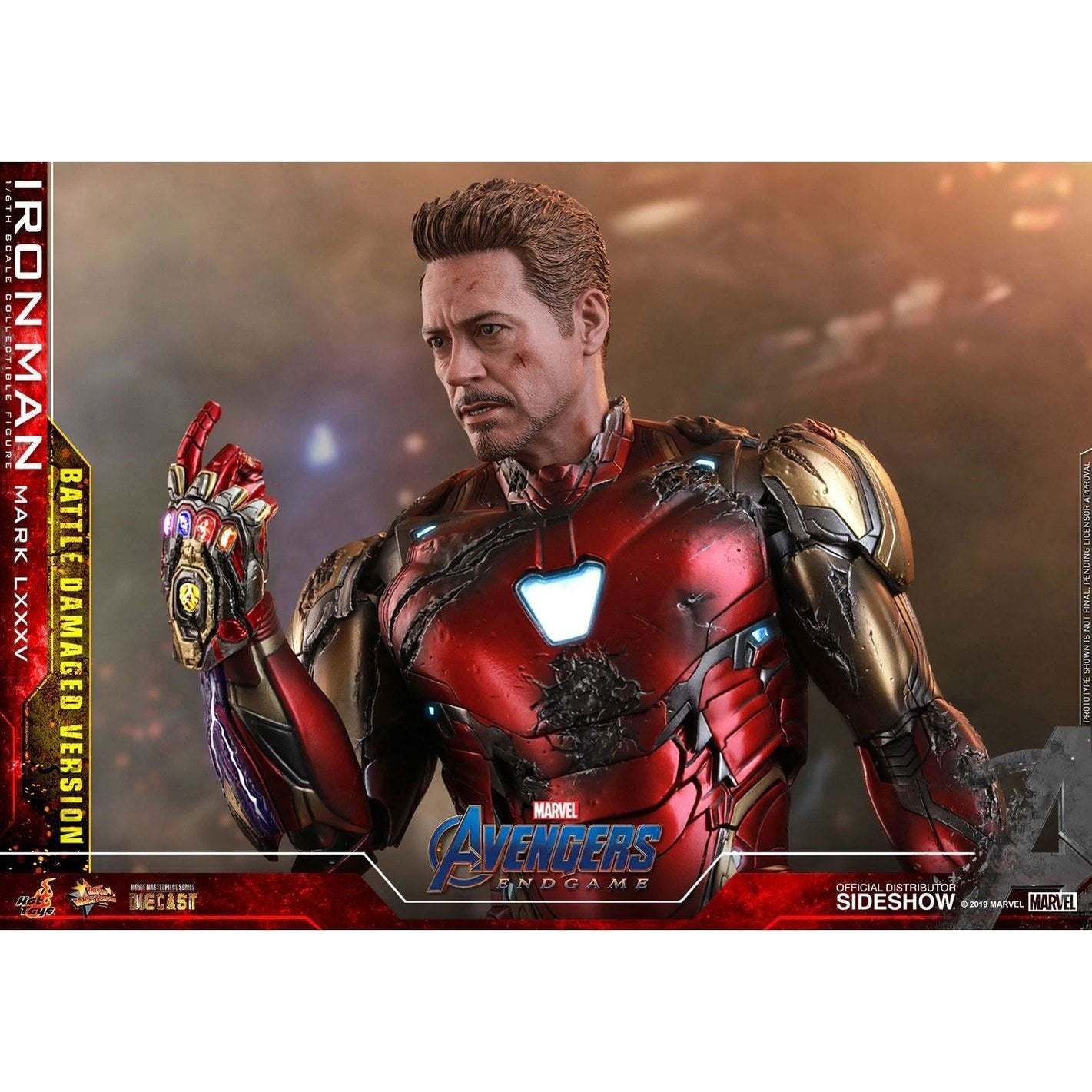 Avengers: Endgame Iron Man Mark LXXXV Battle Damaged Diecast Action ...